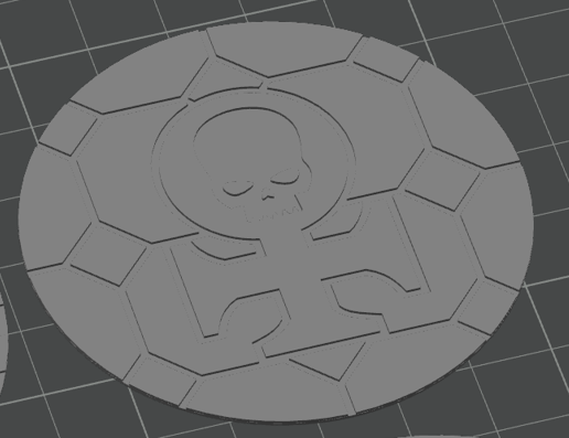 3D file Sisters of Battle Order of the Martyred Lady base topper ...