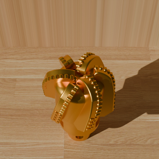 🗝️ PDC drill bit keychain - PDC drill bit keychain・ STL File for 3D ...