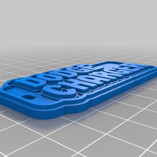 Free STL file DODGE KEY CHAIN 🔑 ・3D print object to download・Cults