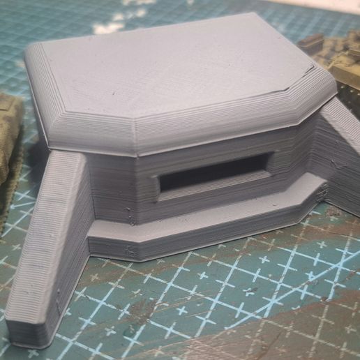 🌉 Flames Of War German MG Bunker/Nest Set D-Day WW2・Free 3D File for 3D ...