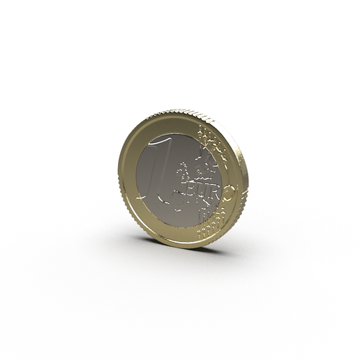 💱 Currency 1 Euro・ STL File for 3D printing・Cults