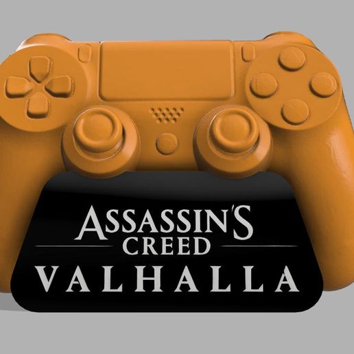 3D file PS4 ASSASINS CREED VALHALLA 🎮 ・3D print model to download・Cults
