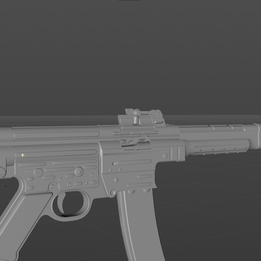 Archivo OBJ German MP43 rifle 3D model material 🗺️ ・Modelo para ...