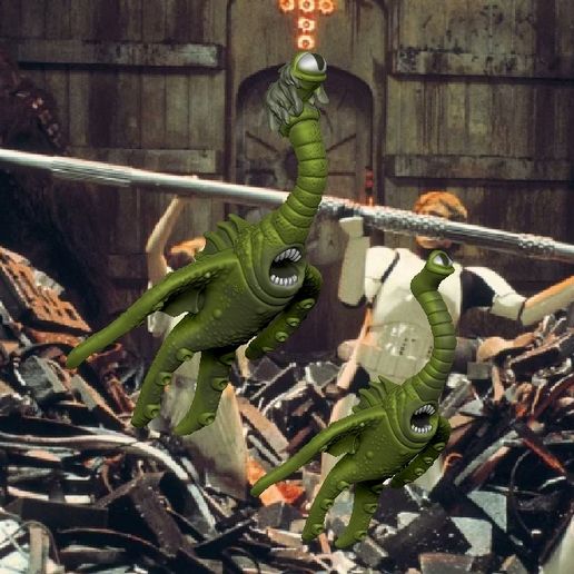 ⭐ Star Wars Dianoga - Vintage Kenner-Style Creature (1978 Replica ...