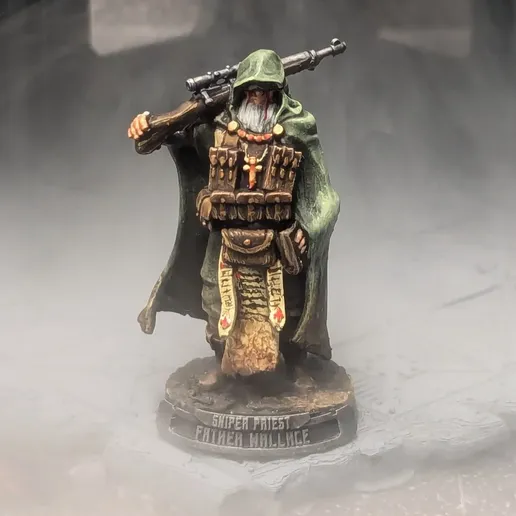 🆕 Principality of New Antioch - Sniper Priest (+ Variant)・3D Print・Cults