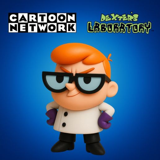 🥼 Dexter Cartoon network・ STL File for 3D printing・Cults