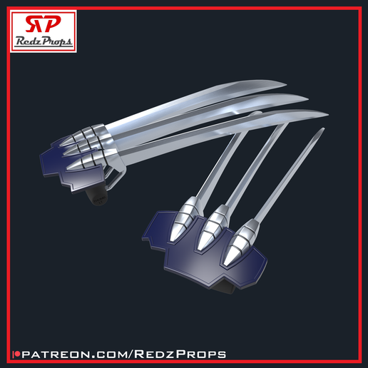 arquivo 3D Wolverine DP3 Claws Cosplay Prop 🖨️ ・design de impressão 3D ...