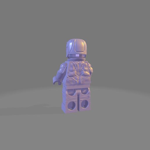 🧱 Brick daredevil minifig・ OBJ File for ・Cults