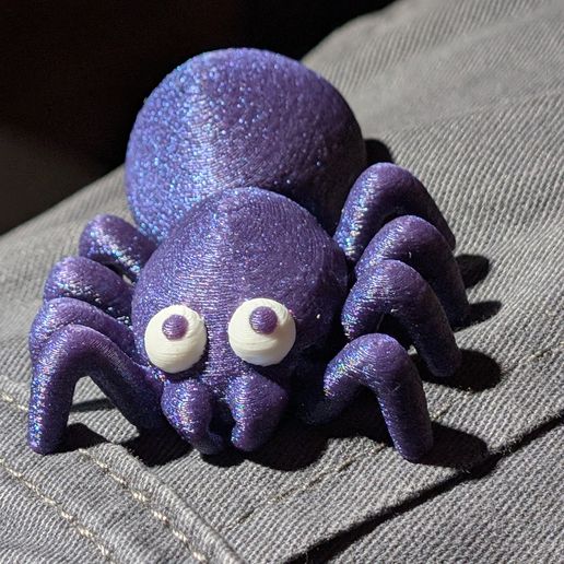 🕷️ Articulated Cute Spider・3D Print with the Bambu X1 Carbon 3D printer ...