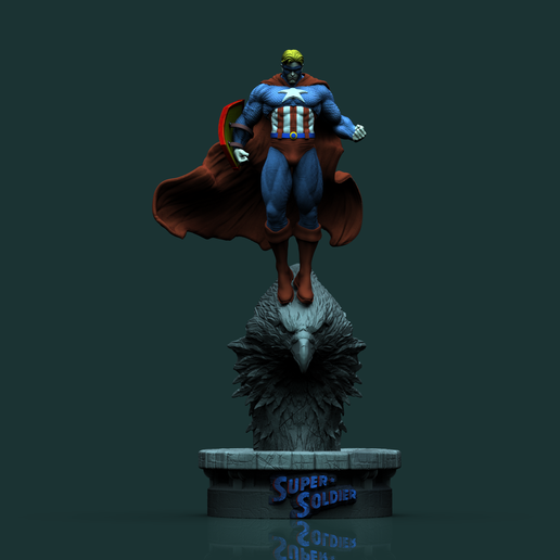 🫡 Super Soldier STL files 3d printing collectibles fanarts 3D print ...