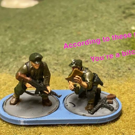 🔩 Base Rims compatible with Bolt Action by Warlord Games and other 28mm ...
