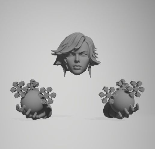 🌨️ Luna Snow custom kit (marvel legends petites)・ STL File for 3D ...