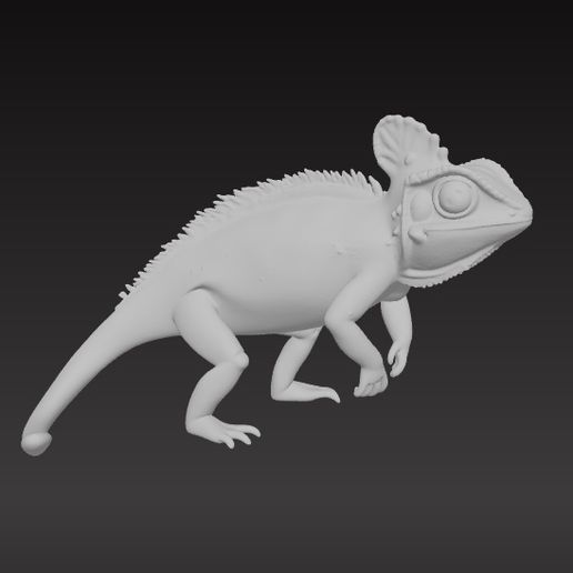 STL file chameleon 🙈 ・3D print model to download・Cults