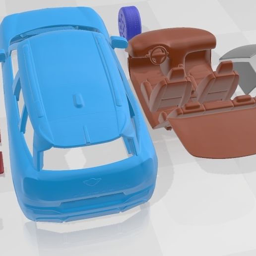 3D file Mini John Cooper Works Aceman Printable Car 🚗 ・Template to ...