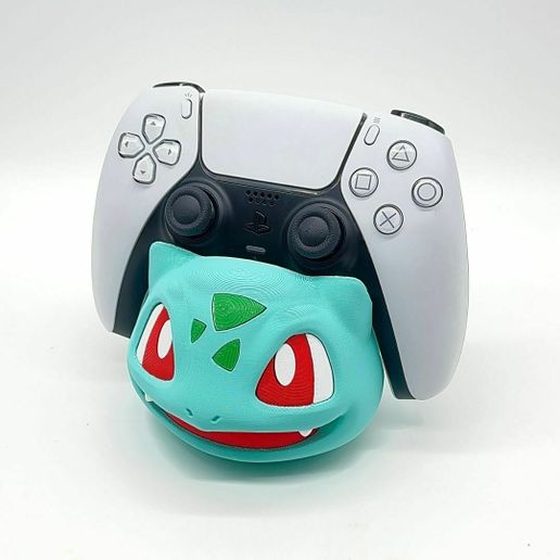 🐉 BULBASAUR CONTROLLER HOLDER - POKEMON・ STL File for 3D printing・Cults