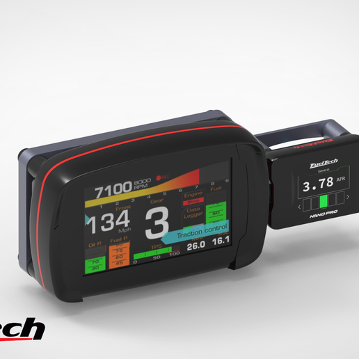 💨 FUELTECH FT450 550 BRACKET + BRACKET WIDEBAND NANO PRO - DASH BRACKET ...