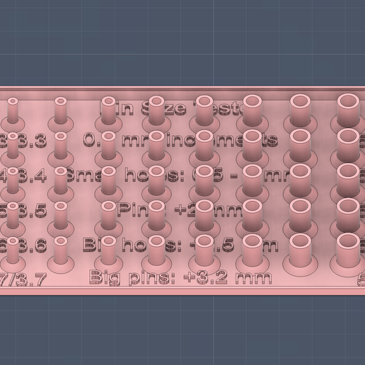 🧷 Pin Clearance Testing Tool・ STL File for 3D printing・Cults