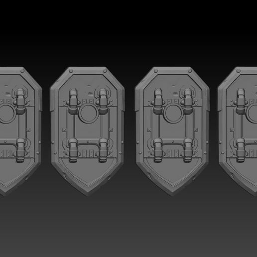 🦸 iron shields 1・ OBJ File for 3D printing・Cults