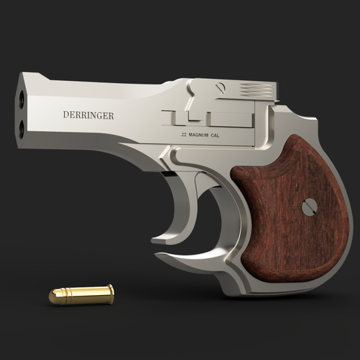 🔫 Trigun Stampede - Meryl/Roberto's Derringer Pistol・ 3D File for ・Cults
