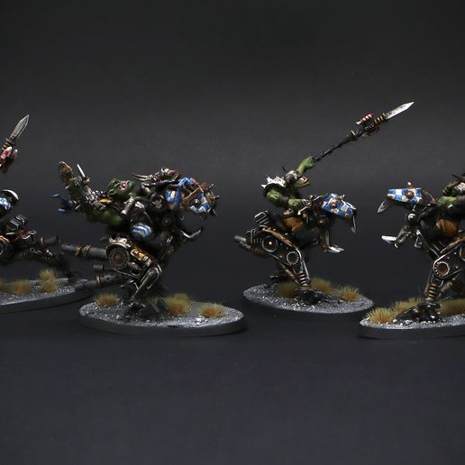 🦸 Ork Dread Riders・ 3D File for ・Cults