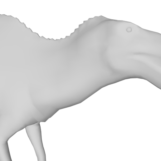 Free OBJ file anatosaurus 🦖 ・Template to download and 3D print・Cults