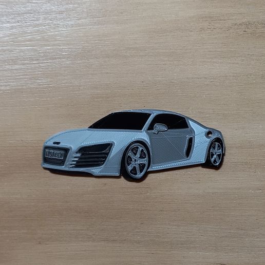 Free STL file CAR AUDI R8 AUTO, KEYCHAIN, KEY RING 🚗 ・Design to ...