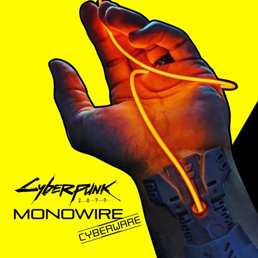 🔫 Cyberpunk Monowire- Cosplay Prop・ 3D File for ・Cults