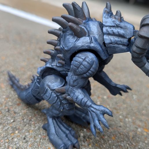 3D printing deathclaw_fallout_flexi_print_in_place • made with Creality ...