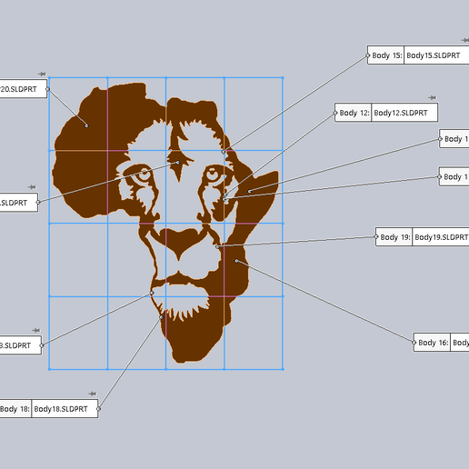 STL file Lion 2d-art wall picture 🦁 (DXF)・3D print design to download・Cults
