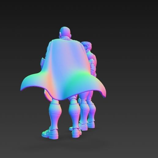 🦸 Retro Superhero Figures – 3D Printable Nostalgic Model Set・ STL File ...