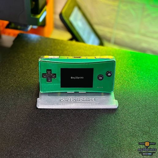 STL file GAMEBOY MICRO DISPLAY STAND 💻 ・3D print design to download・Cults