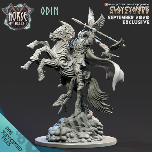 👾 Odin・ 3D File for 3D printing・Cults