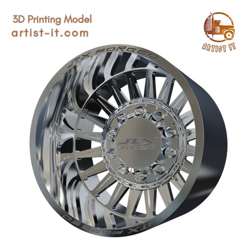🛞 JTX REAR SCHIZO DUALLY WHEEL 3D MODEL・ STL File for 3D printing・Cults