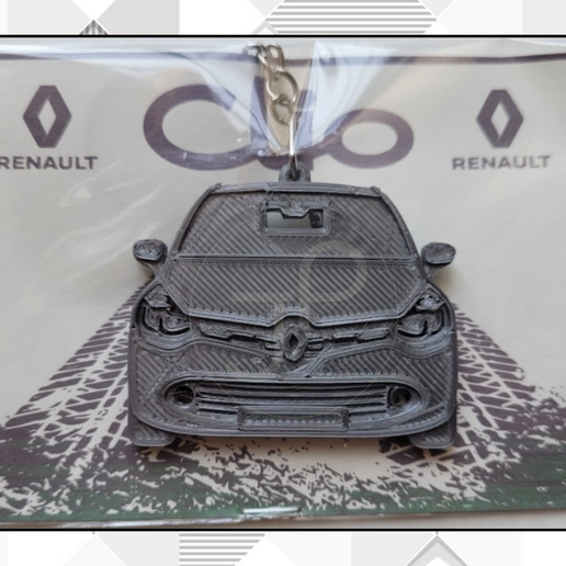 STL file 🚗 3D Car Keychain – Renault Clio 🔑 STL Ready to Print ・3D ...