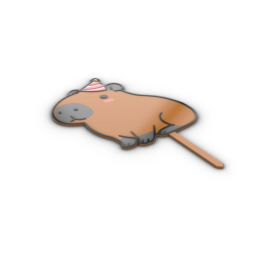 arquivo STL Topper de Capibara 👾 ・Modelo para download e impressão 3D・Cults