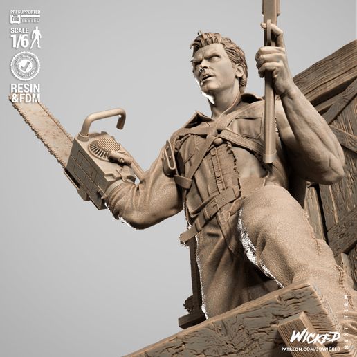 🎬 WICKED MOVIES ASH SCULPTURE: TESTED AND READY FOR 3D PRINTING・ 3D ...