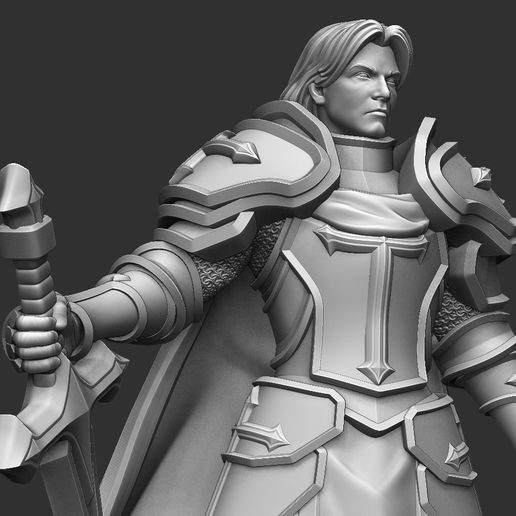 3D file Paladin - DND Miniature - Pre-Supported 🎲 ・3D printing idea to ...