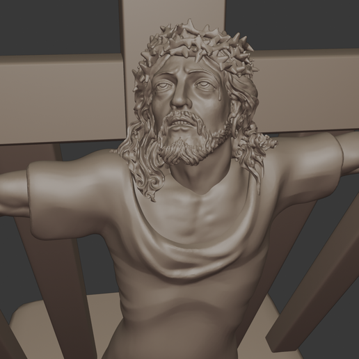 STL file Jesus Christ Desk Decor - Highly Detailed 3D Printable ...