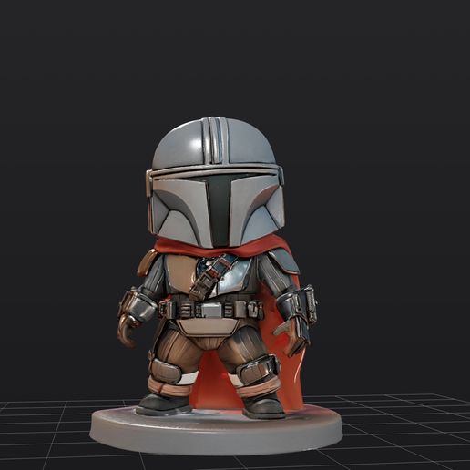 Mando・Free 3D File for 3D printing・Cults