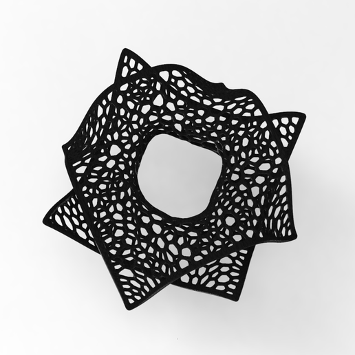 Download Stl File Voronoi Inverter Lamp Voronoi Lamp • 3d Printable