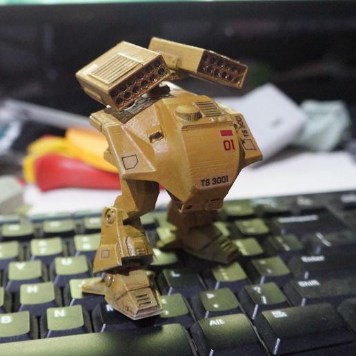 3D file Rocket Launcher Droid 🚀 ・3D print design to download・Cults