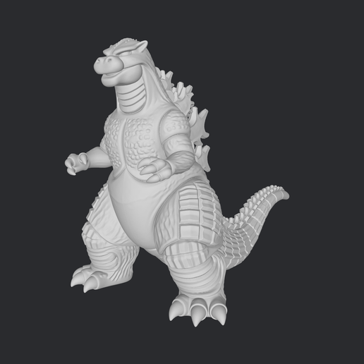 👽 godzilla・ STL File for 3D printing・Cults