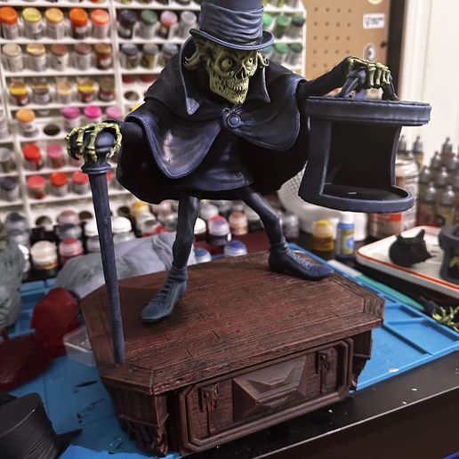 👻 Haunted Mansion The Hatbox Ghost 3D Printable Sculpt 3D print model ...