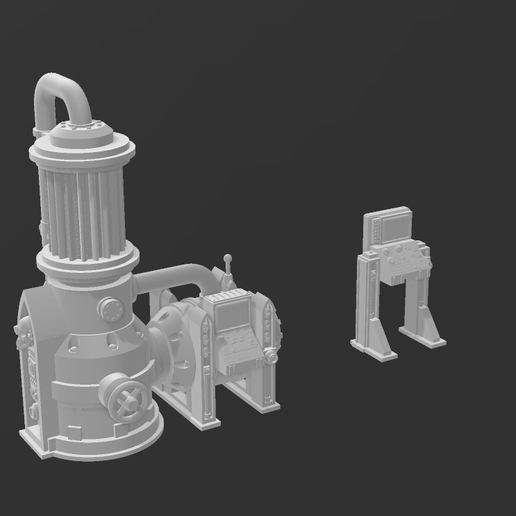 🛰 Gothic Cogitator and Terminal・Free STL File for 3D printing・Cults