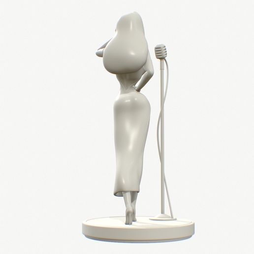 🐇 Jessica Rabbit - Classic Glamour Pose 3D Printable Model (Multi part ...