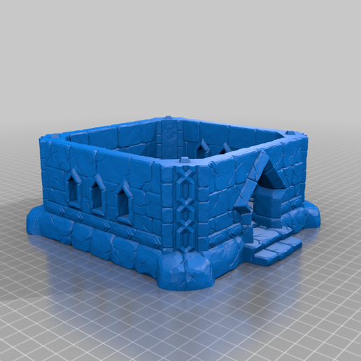 🏠 Dwarf house・Free STL File for ・Cults
