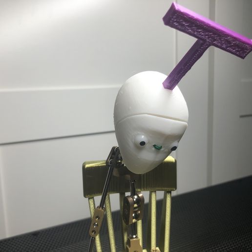 🛑 Stop Motion Head with Removable Face・Free STL File for 3D printing・Cults