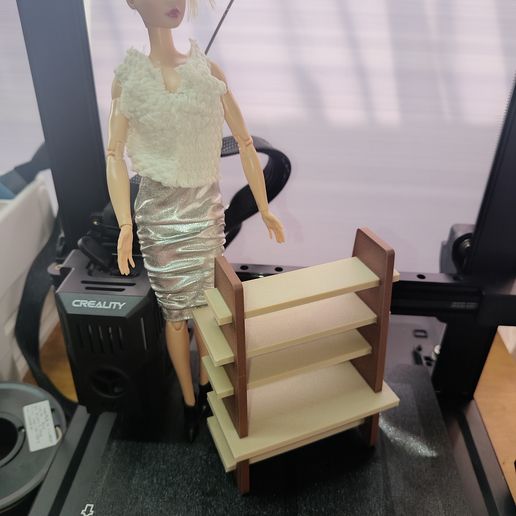 🧸 Barbie A-Shelf・Free STL File for 3D printing・Cults