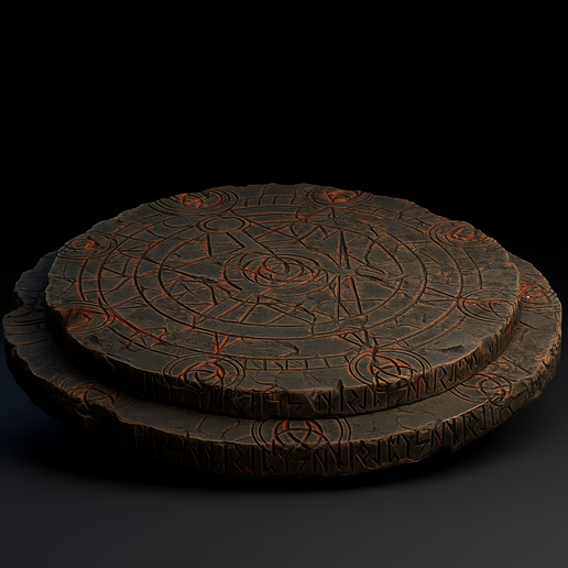 🟣 Summoning Circle・ 3D File for 3D printing・Cults