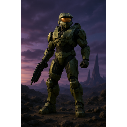 😇 Master Chief Fan-Art Master Chief John-117 Halo・ STL File for 3D ...